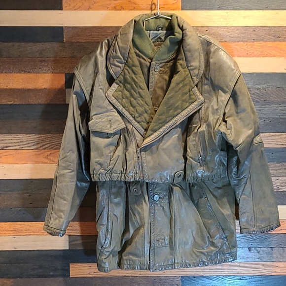 I.O.U. MCMXC | Jackets & Coats | Vintage Iou Mcmxc Leather Jacket ...